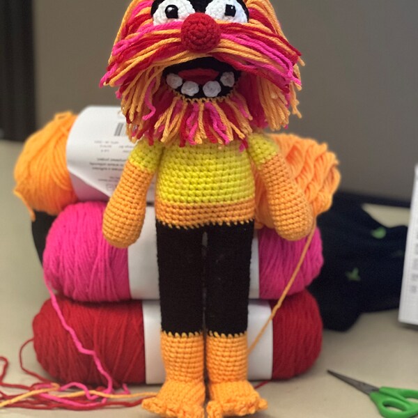 ANIMAL Muppet - PDF Crochet Pattern | the Muppet Show | the Electric ...