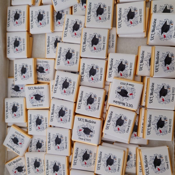 Personalised Chocolate Graduation University Hat and Scroll Party ...