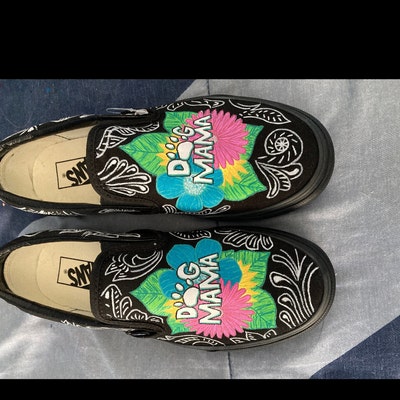 Custom Painted Vans // Completely Customizable Handpainted Shoes / Slip ...