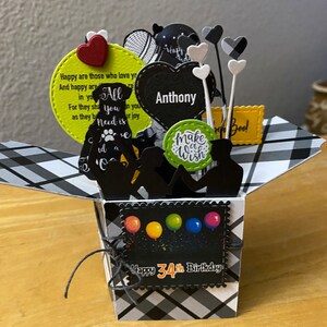 Custom Explosion Box Card Personalized Handmade Custom - Etsy