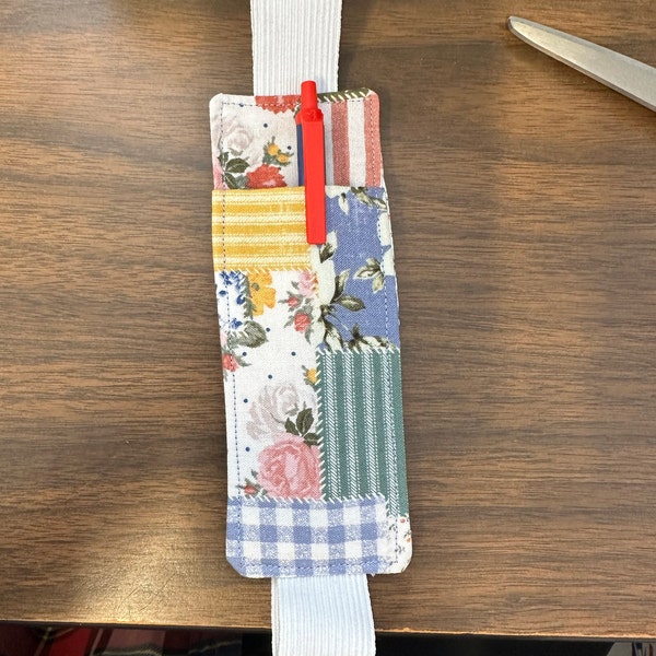 Pen or Pencil Holder Bookmark Sewing Pattern & VIDEO Tutorial | Back to ...
