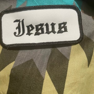 Custom personalized Embroidered Name Tag/ Embroidered Name | Etsy