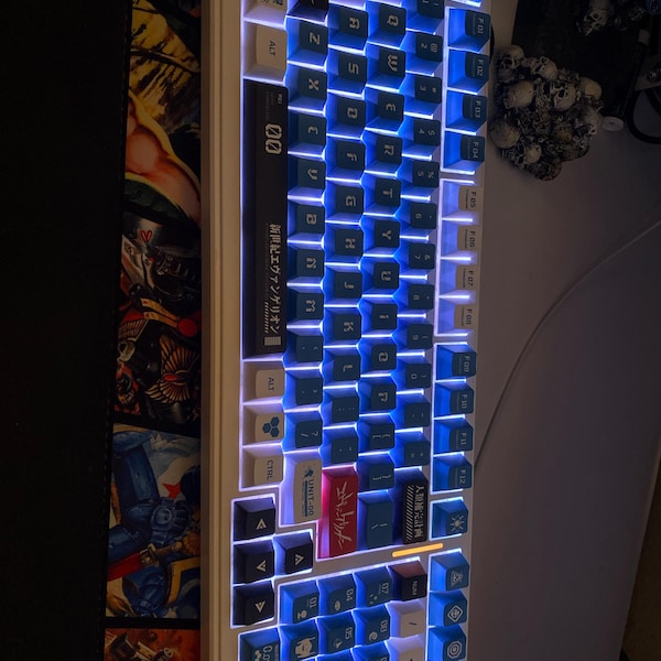 Eva Unit-00 Keycap Set, Cherry Profile, PBT, Cherry MX Stem, Dye-sub ...