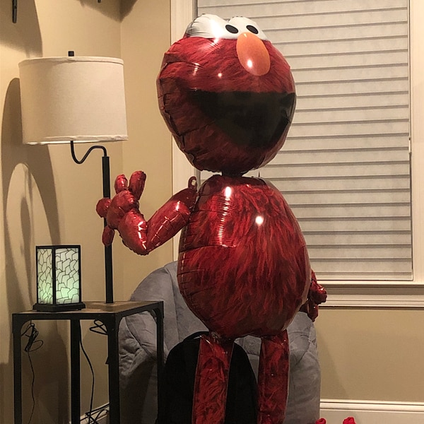 54" Elmo Giant Balloon Airwalker Birthday Party, Elmo Balloon, Foil ...