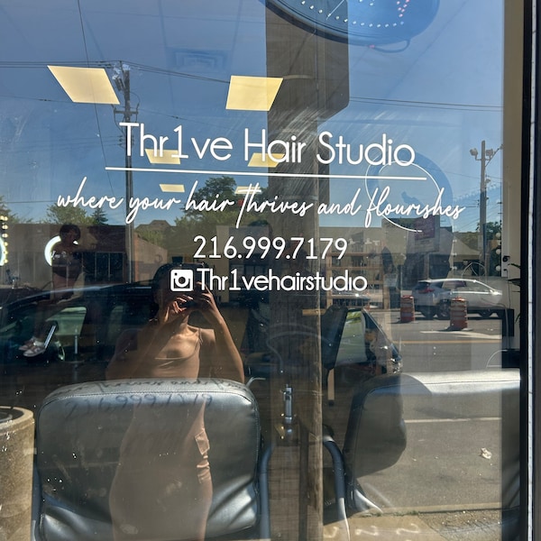 Business Name Window Decal | Window Lettering | Modern Business ...