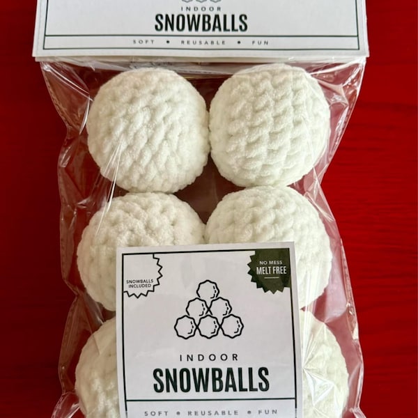 PRINTABLE Snowball Packaging - DIGITAL PDF - Insert Cards & Labels for ...