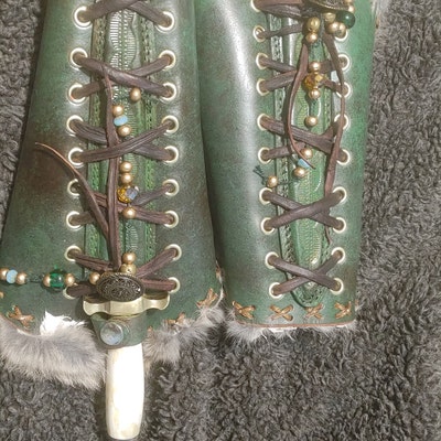 Dagger Bracer Set default Brown - Etsy