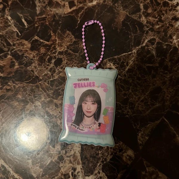 Cute Snacks Mini ID Photo Holder | Kawaii KPOP ID Holder Keychain | Hot ...