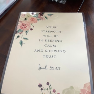 Personalized Bible Verse Printable, Custom Bible Verse Digital Download ...