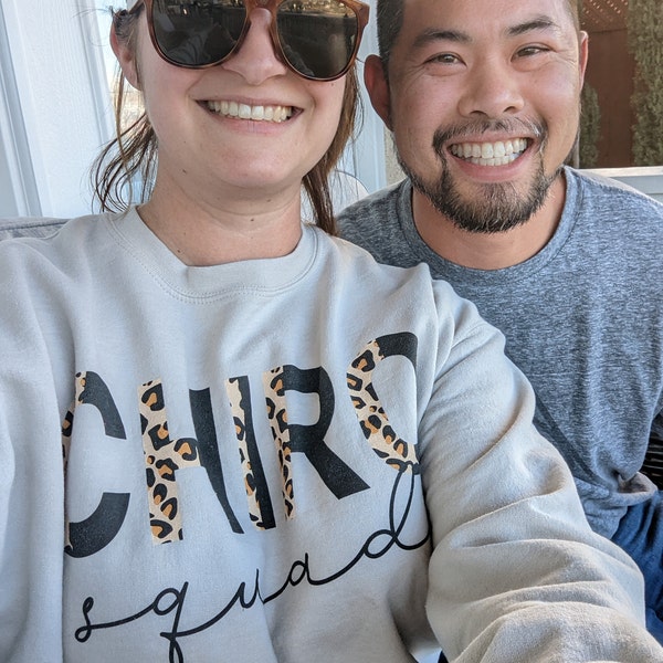 Chiro Squad Sweatshirt, Chiropractor Shirt, Chiropractor Assistant ...