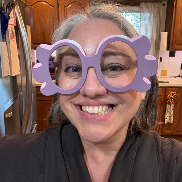 Bluey Gladys Grannies Glasses Muffin | Prop Costume Accessory Halloween ...