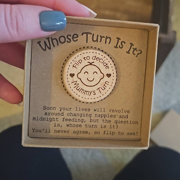 Baby Decision Coin / Best Baby Shower Gift / Novelty Gift / New Parent ...
