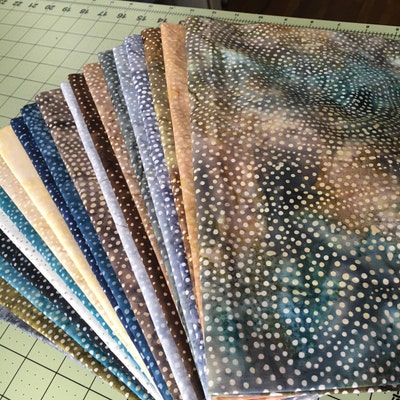 Batik Charms 40 X Batik Fabric Quilting Craft Sewing Charms 5 X 5 ...