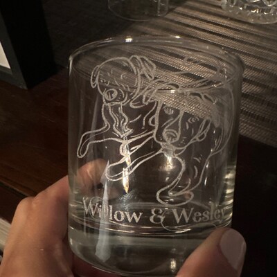 Personalized Handwriting Whiskey Glass Engrave Your - Etsy