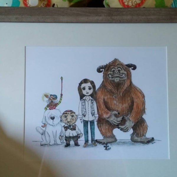 The Neverending Story - the Swamps of Sadness - Giclée Illustration ...