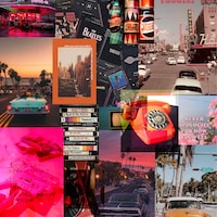 Indie Wall Collage Kit, Indie Collage Kit, Retro Wall Collage, Indie ...