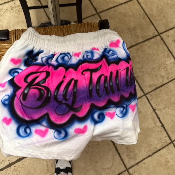 Custom Airbrushed Jean Shorts - Personalized Design, Unique Fashion ...