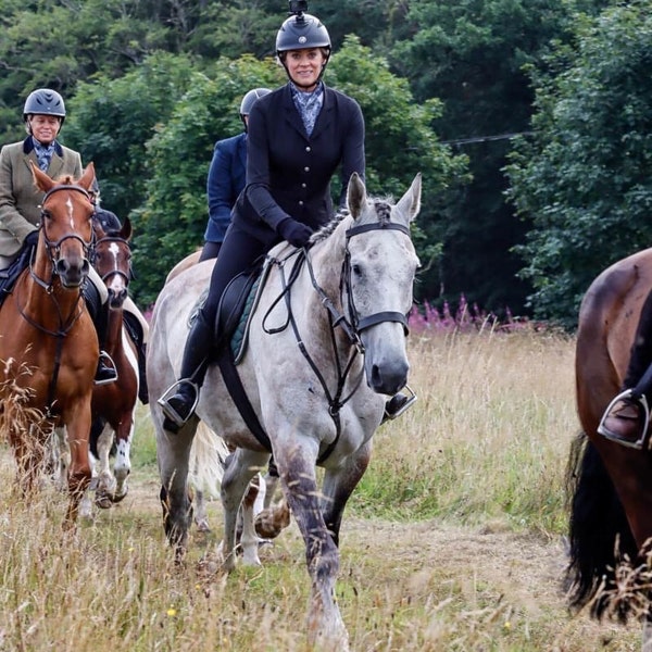 Ready Tie or Self Tie Plain White 100 % Cotton Riding/hunting/dressage ...