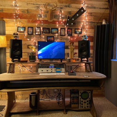 Recording Studio Desk/ 12RU Workstation/ Cabinet Grade Birch Plywood ...