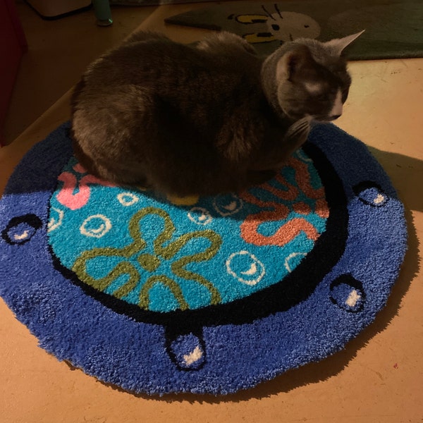 AMERICAN GOTHIC RUG / Handmade Artwork Rug, Different Sizes, Tufted ...