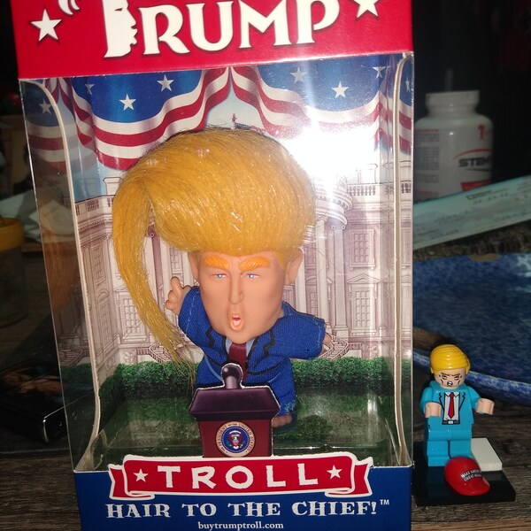 Vintage Russ Troll Doll - Russ Troll for President - Etsy