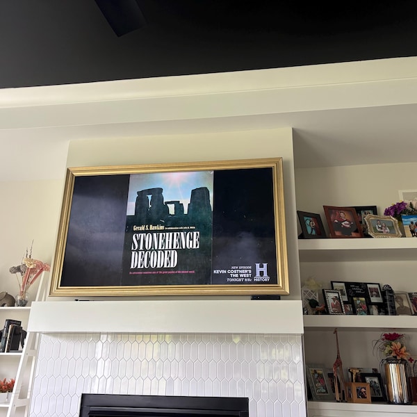 Custom Samsung Frame TV Frame, Handcrafted Woodent TV Frame for Samsung ...