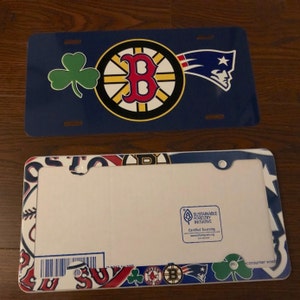 Boston Sport Teams License Plate Frame Decorative Plate Holder - Etsy