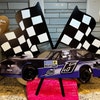 Dirt Track Racing Gifts, Midget Personalized Photo Checkered Flag ...