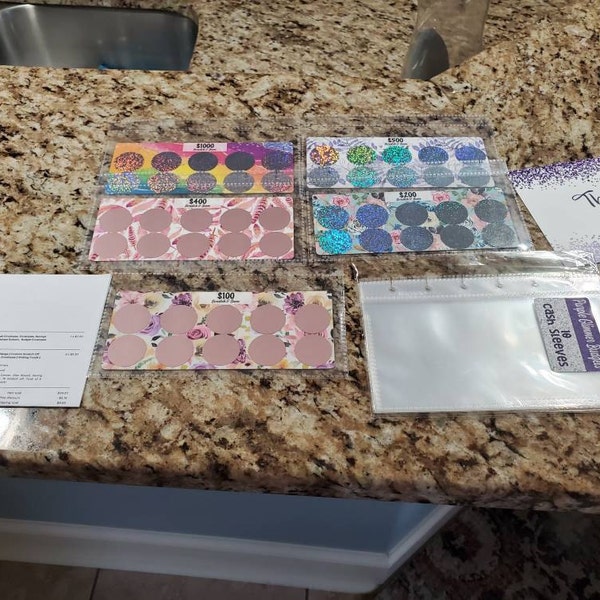 Disc Bound Clear Cash Envelopes: Budgeting System - Etsy