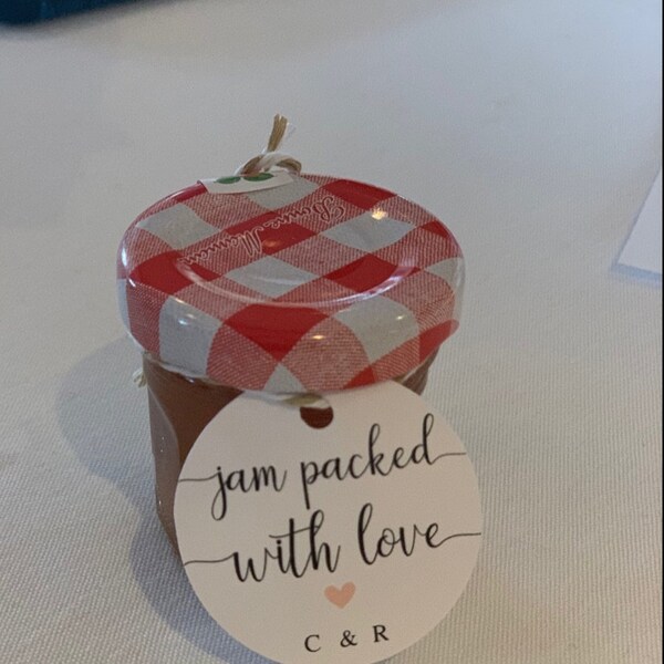 Jam Packed With Love, Jam Tag, Thank You Tag, Jam, Home Made Jam ...