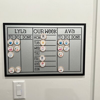 Custom Chore Chart Magnet Design Your Own Calendar Magnet for Magnet ...