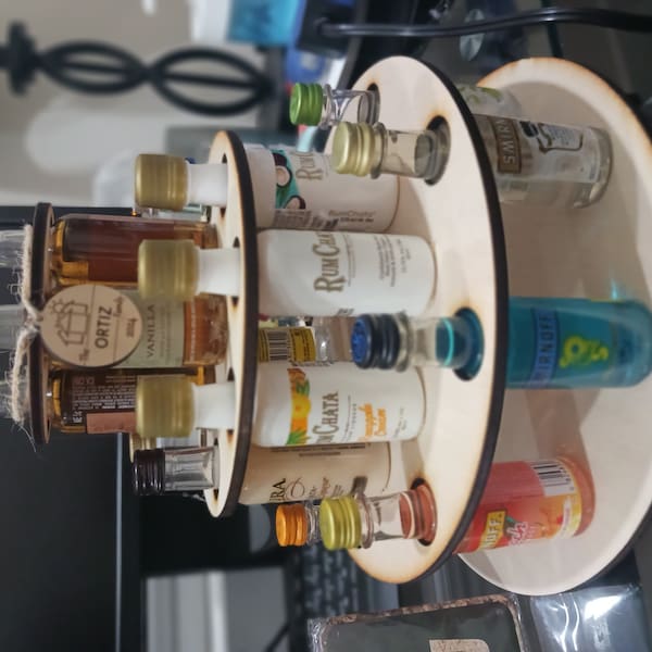 21 Bottle Tier Fireball Shot Tower 3 or 4 Tier Alcohol Cake, 21st ...