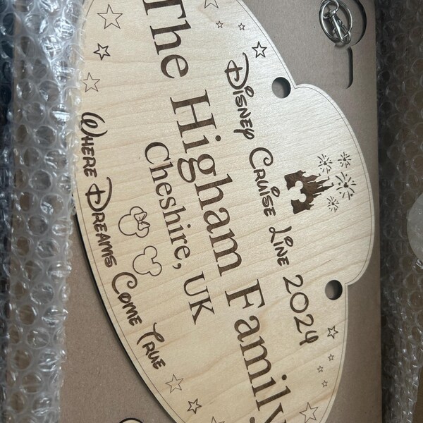 Disney Themed Pram Sign - Stroller Sign | Personalised Push Chair Sign ...