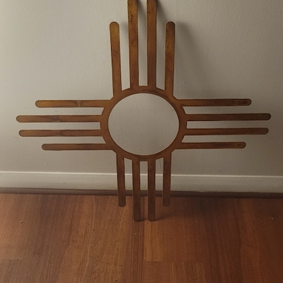 Metal Zia Sign Wall Hanging New Mexico New Mexico Art - Etsy