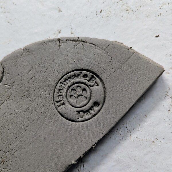 Custom Clay Stamp With Your Name, Personalized Pottery Stamp, Clay ...