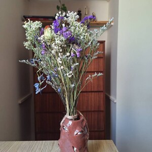 Hand Painted Plain Eyes Striped Handle Clay Coffee Mug, Funky Mug ...
