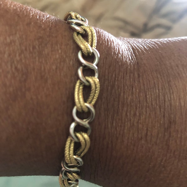 14K Yellow Gold Diamond Necklace Omega Style Chain Necklace - Etsy