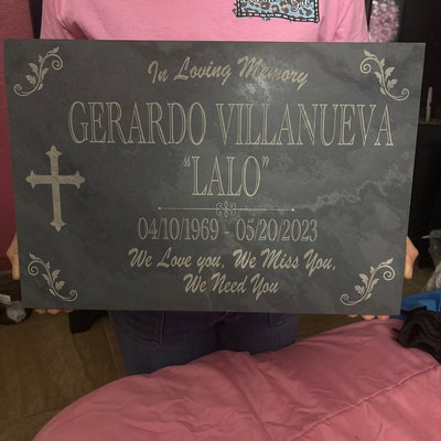 Memorial Stone, Custom in Loving Memory Stone, Memorial Plaque ...