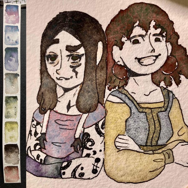 The Galatea Palette- a Set of Enchanted Handcrafted Watercolours - Etsy