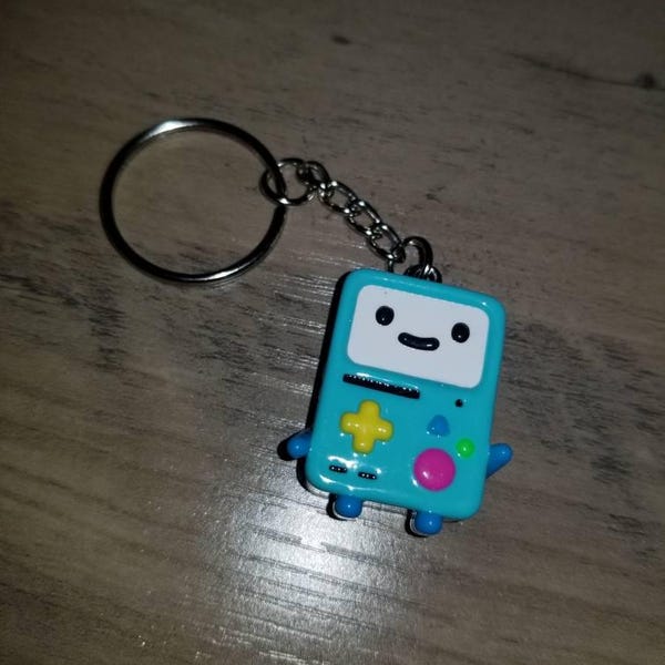 Adventure Time Inspired BMO Keychain - Etsy