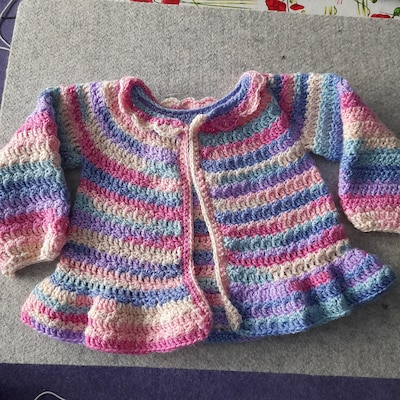 Little Hug Shrug Crochet Pattern Sizes Newborn to 10 Years PDF Digital ...