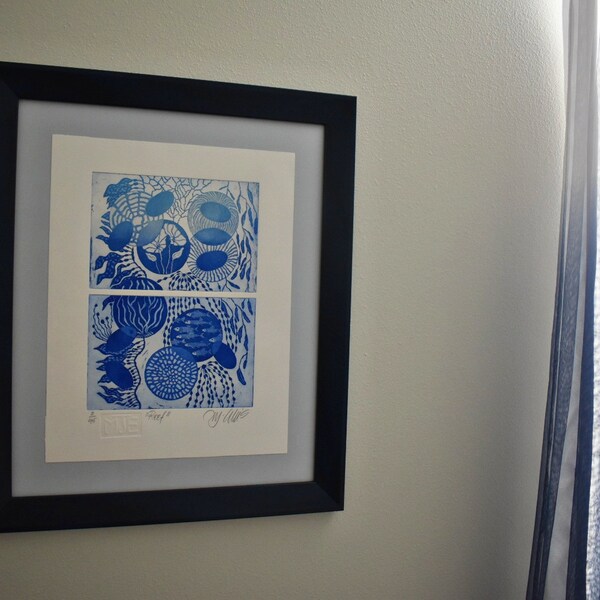 Reef, Etching on Paper, Handprinted and Signed, Limited Edition ...