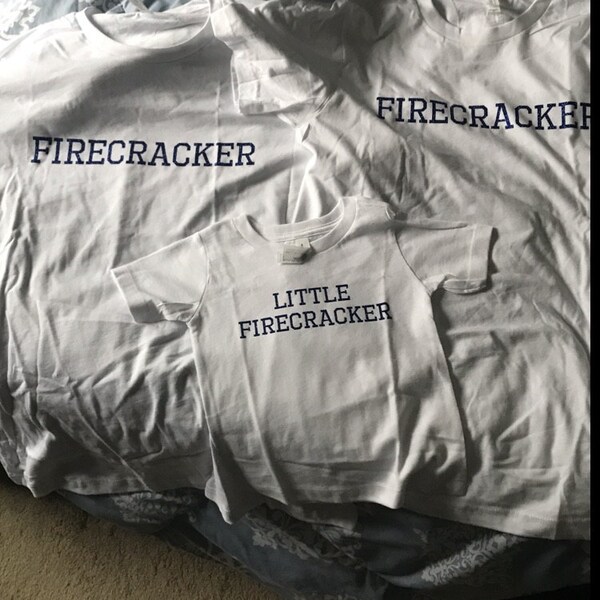 Firecracker Shirt, Glitter 4th of July Shirts, Red White and Cute ...