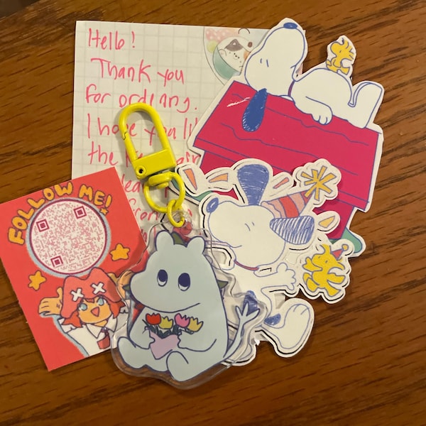 Cute Trinket/character Aesthetic Sticker Sheets - Etsy