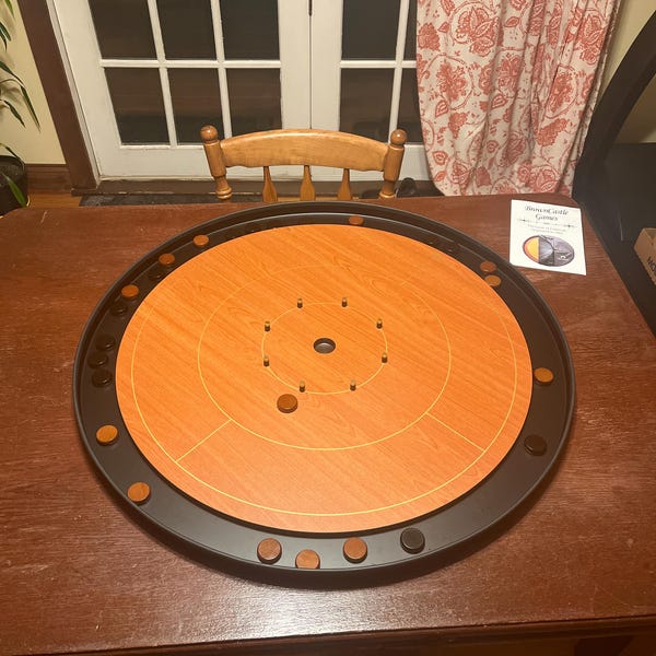 Crokinole Billiards, 'eight Disc Crokinole' - Etsy