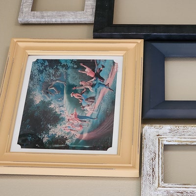 11 by 14 messy Last Supper Altered Thrift Store Art Print - Etsy