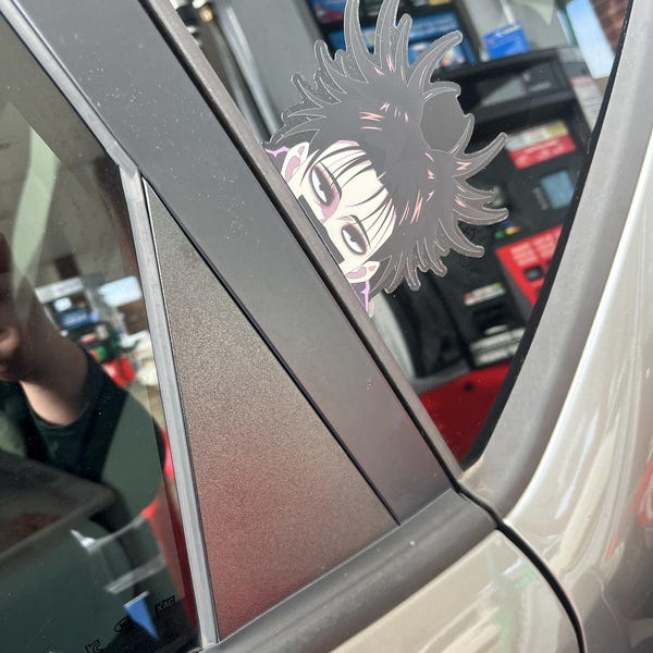 Anime Mascots Peeker Sticker | Anime Peeking Decal - Etsy