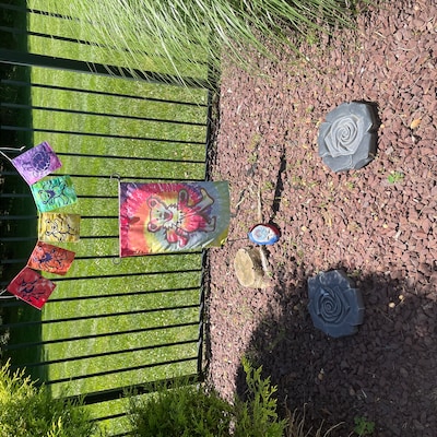 Mini Ocean Prayer Flags. Go With the Flow Set to Hang on Bike, Van, Car ...