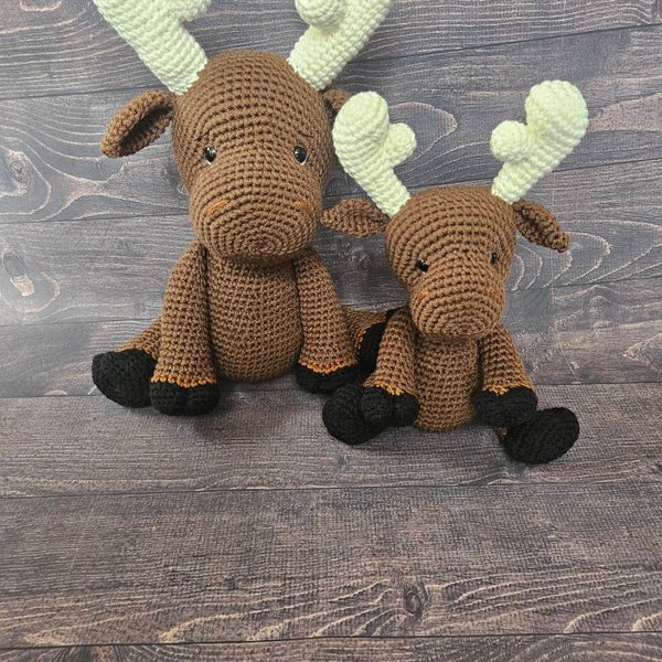 Moose Crochet Pattern, Crochet Moose, Moose Tutorial, Amigurumi ...