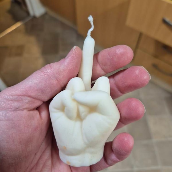 Middle Finger Candle,funny Gift,gifts,hand Gesture,finger,candles ...